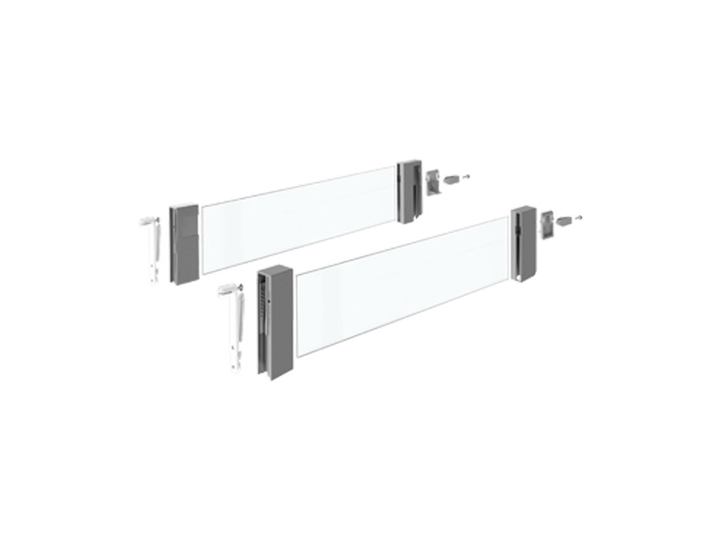 Hettich InnoTech Atira Glass Side Panel 144mm | Additional Items ...