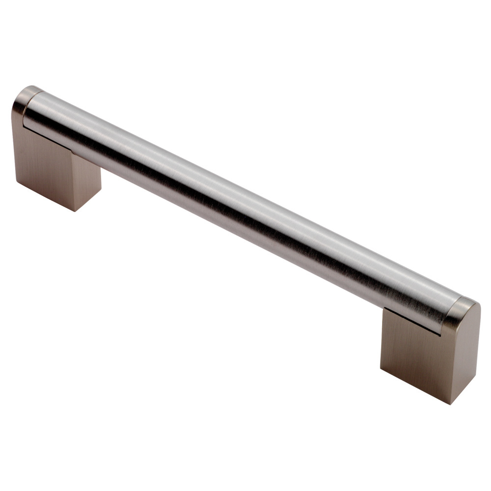 Bar Handle Satin Nickel/Stainless Steel | Woodworking Machinery ...