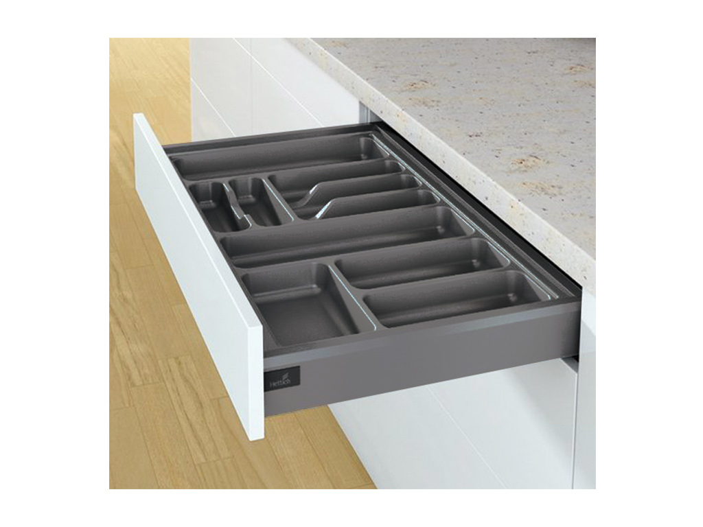 Hettich ArciTech Orga Tray 420 Anthracite Plastic Tray | Woodworking ...