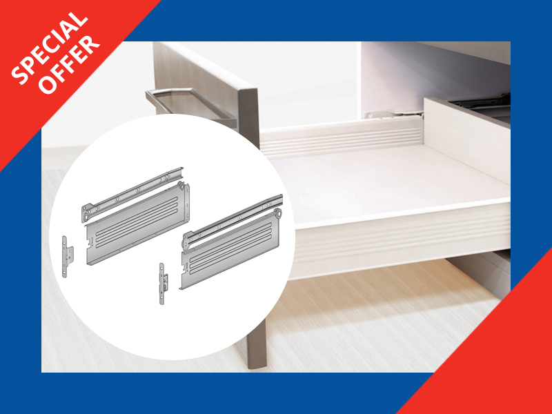 Metal Sided Drawer Box | Single Wall Drawer Box | Drawer Systems ...
