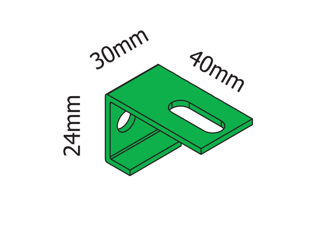 Single Wall Spacer Bracket | Ney Ireland