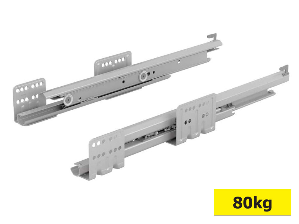 HETTICH ACTRO DRAW RUNNERS - SINGLE 80KG 18MM | Accessories | Arcitech ...