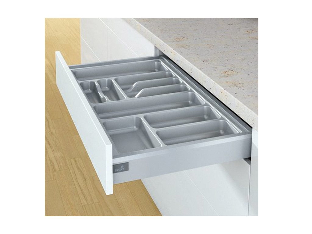 Hettich ArciTech Orga Tray 420 Silver Plastic Tray | Woodworking ...