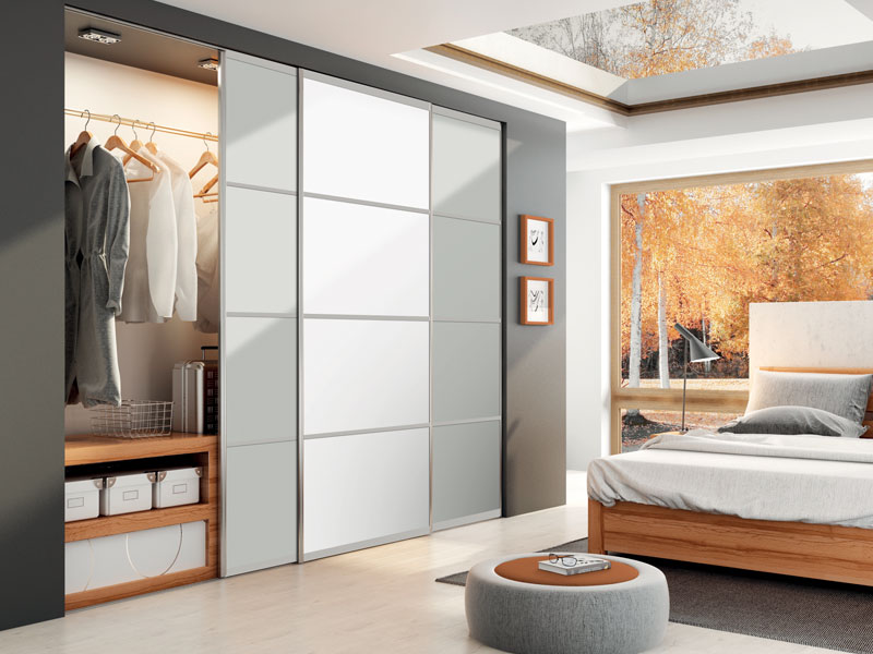 Easiglide Silver & Champagne Sliding Door | Sliding Doors Band 1 ...