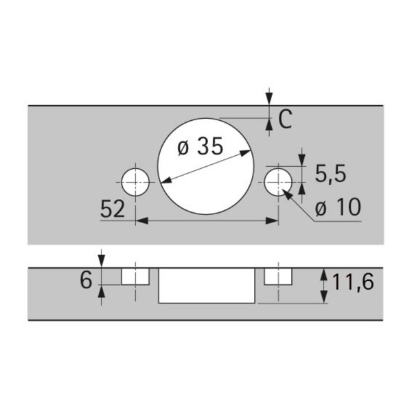 Hettich 165° Sensys 8657i Clip On Hinge SC - Full Overlay C0mm | Soft ...