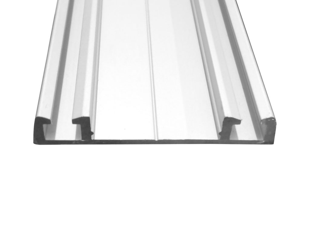 Bottom Double Aluminium Track 4m Silver | Woodworking Machinery ...