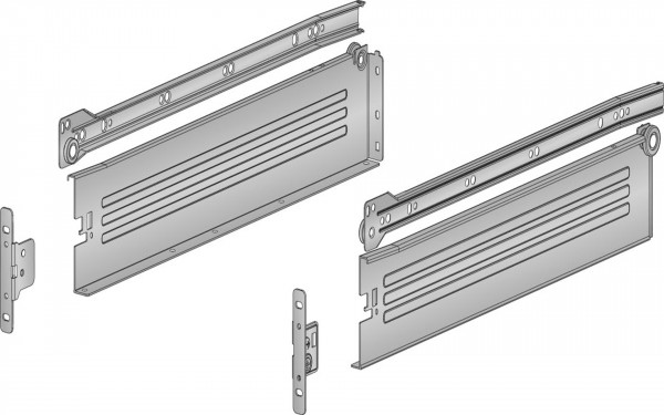 Metal Box Height 86mm | Metal Sided Drawer Box | Single Wall Drawer Box ...