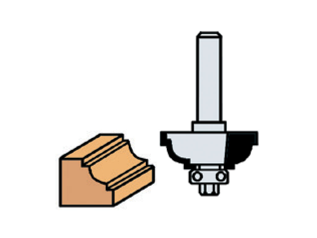 HM Moulding Router Cutter with Bearing 32mm Dia 1142150 | All Cutters ...
